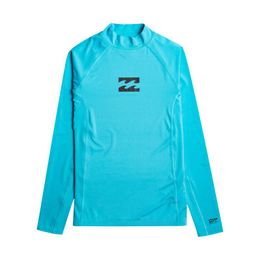 Billabong Rash Guard &raquo;Waves All Day&laquo; Bright Blue S S Material: Mischgewebe aus recyceltem...