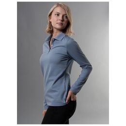 TRIGEMA Poloshirt »Langarm Poloshirt« 1 Stk. pearl-blue S S Piqué Qualität