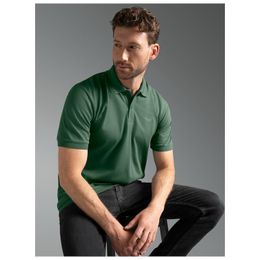 TRIGEMA Poloshirt »Polo-Shirt 100% Biobaumwolle«, 1 Stk. efeu S S Klassische Schnittform