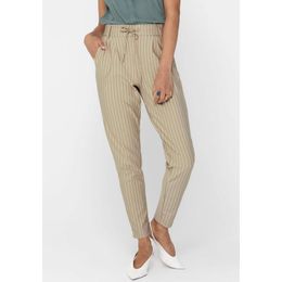 Only Jogger Pants &raquo;ONLPOPTRASH EASY RUSH STRIPE PNT NOOS&laquo; Humus Stripes:W. CLOUD DANCER S (36) - L&auml;nge 32 L&auml;nge 32 S (36) L&auml;ssige Hose von Only im...
