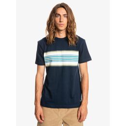 Quiksilver T-Shirt »Transat Placement« Navy Blazer XXL XXL Ärmel: kurzärmlig