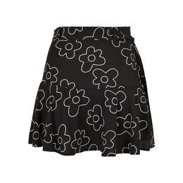 Urban Classics Jerseyrock &raquo;Damen Ladies Viscose Mini Skort&laquo; 1 Stk. blackflower L L Two in One Minirock &ndash; au&szlig;en klassisch, innen mit integrierter...