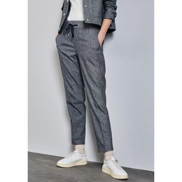 Street One Stoffhose &raquo;Style Bonny&laquo; Sommerhose in Melange Optik deep tint blue 34 - L&auml;nge 28 L&auml;nge 28 34 Hose von Street One