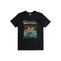 Quiksilver T-Shirt &raquo;Qs Rockin&laquo; schwarz 10 10 Stoff: Baumwoll-Jersey-Stoff [160 g/m2]