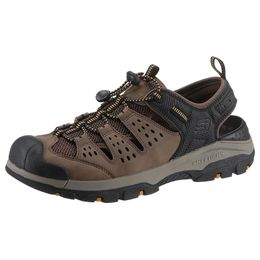 Skechers Sandale »TRESMEN-MENARD«, Sommerschuh, Klettschuh, Outdoorsandale, mit LuxeFoam-Innensohle braun-schwarz 43 43 Mit praktischer...