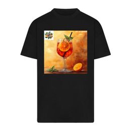 2Y STUDIOS T-Shirt &raquo;Dolce Vita Aperol Spritz Tee&laquo; 1 Stk. black XXL XXL Regular-fit mit regul&auml;rer L&auml;nge f&uuml;r l&auml;ssiges Layering und entspannte Silhouette