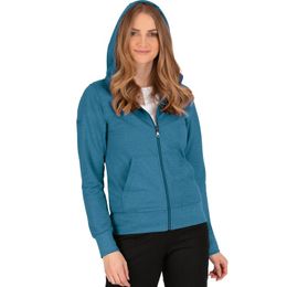 TRIGEMA Sweatjacke &raquo;Kapuzenjacke&laquo; 1 Stk. saphir-light-melange S S Leichte Sweat-Qualit&auml;t