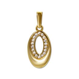 GoldDream Anh&auml;nger Gold 333 Gelbgold - 8 Karat Oval Kettenanh&auml;nger | Gr.: onesize
