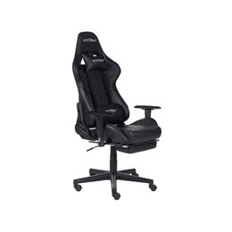 Beliani Gaming Stuhl VICTORY in Schwarz/Wei&szlig; - (W) 55 x (H) 124 x (L) 60 cm | Gr.: onesize