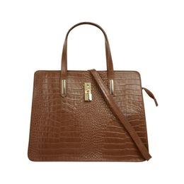CLUTY Handtasche in cognac | Gr.: onesize