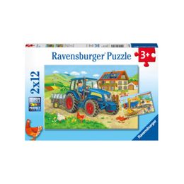 Ravensburger Verlag GmbH Spiel - Ravensburger Kinderpuzzle - 07616 Baustelle und Bauernhof - Puzzle f&uu | Gr.: onesize