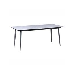 Beliani Esszimmertisch TOLENTINO in Grau - (W) 90 x (H) 75 x (L) 180 cm | Gr.: onesize