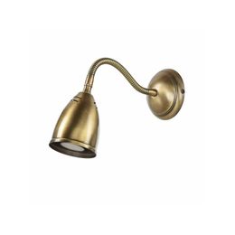 Licht-Erlebnisse Wandlampe (B)10 x (H)34 cm in Bronze hell gl&auml;nzend | Gr.: onesize