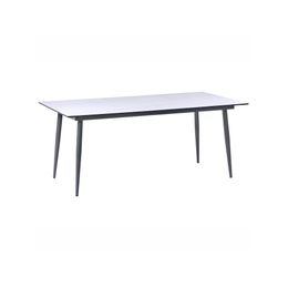 Beliani Esszimmertisch TOLENTINO in Grau/Beige - (W) 90 x (H) 75 x (L) 180 cm | Gr.: onesize