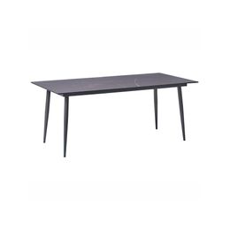 Beliani Esszimmertisch TOLENTINO in Grau - (W) 90 x (H) 75 x (L) 180 cm | Gr.: onesize