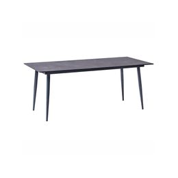 Beliani Esszimmertisch TOLENTINO in Grau - (W) 90 x (H) 75 x (L) 180 cm | Gr.: onesize