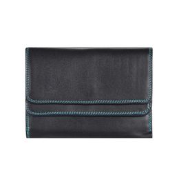 mywalit Double Flap Wallet Geldbörse Leder 13 cm in black-pace | Gr.: onesize