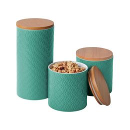 Praknu Keramikdose mit Deckel Luftdicht - 3er Vorratsdosen Set aus | Gr.: onesize