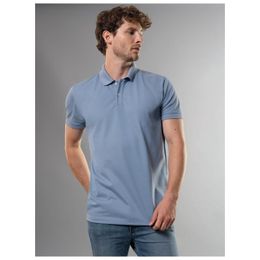 TRIGEMA Poloshirt »Slim Fit Poloshirt aus DELUXE-Piqué«, 1 Stk. pearl-blue XL XL DELUXE-Piqué-Qualität