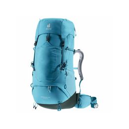 Deuter Aircontact Lite 45 + 10 SL - Women's Trekkingrucksack 73 cm (black-graphite) in lagoon-ivy | Gr.: onesize