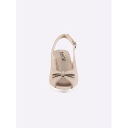 Heine Keilsandalette in beige | Gr.: 41