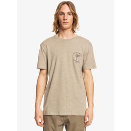 Quiksilver T-Shirt »Avalons« Fallen Rock Heather XXL XXL Stoff: Leichter Baumwollstoff