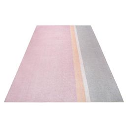 Esprit Teppich &raquo;Salt River ESP-10004&laquo; rechteckig 6 mm H&ouml;he weicher Kurzflor, Wohnzimmer rosa Obermaterial: 100% Polyester B : 60 cm 1 Stk.