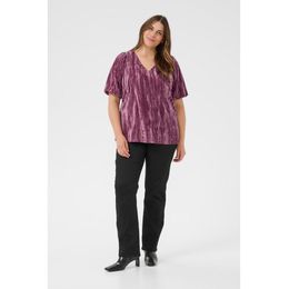 Kaffe curve Kurzarm-Bluse KCeliva Regular fit in Tulipwood | Gr.: M