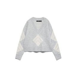 V&eacute;ro Moda Vero Moda Strickpullover in Light Grey Melange 1 | Gr.: L
