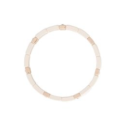 A&C Oslo &ndash; Nordic Design Jewellery Armband 'Enamel Tiles Crystal Line' Damen Gr&ouml;&szlig;e One Size offwhite
