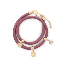 A&C Oslo &ndash; Nordic Design Jewellery Armband 'Steel - Charms Coll' Damen Gr&ouml;&szlig;e One Size gold