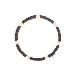 A&C Oslo &ndash; Nordic Design Jewellery Armband 'Enamel Tiles Crystal Line' Damen Gr&ouml;&szlig;e One Size schwarz