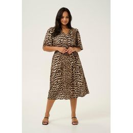 Kaffe curve Kleid KCarinay Regular fit in Classic Leopard | Gr.: 54