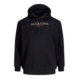 Jack & Jones Plus JACK & JONES PLUS Kapuzenpullover in Black | Gr.: 3XL