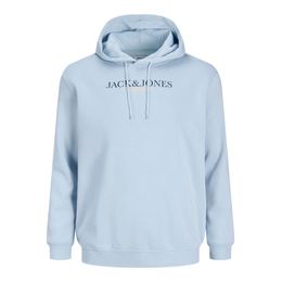 Jack & Jones Plus JACK & JONES PLUS Kapuzenpullover in Skyway | Gr.: XXL