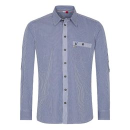 Spieth & Wensky Spieth & Wensky Traditional Button Up Shirt 'Dorf' male Blue size 41/42