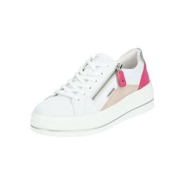 Remonte Sneaker in Wei&szlig;/Pink | Gr.: 38