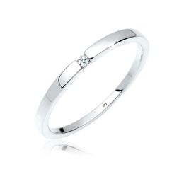 Elli DIAMONDS Ring 925 Sterling Silber Verlobungsring in Wei&szlig; | Gr.: 54