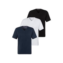 Copenhagen Studios T-Shirt, 3er-Packer Packung, Unterziehshirt aus hochwertiger Bio-Baumwolle navy / weiß / schwarz L L COPENHAGEN Unterziehshirt...