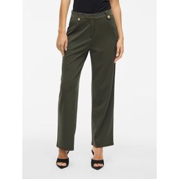 Vila Damen Anzughose &raquo;VICLUA HW WIDE BUTTON PANTS- NOOS&laquo; gold XL (42), N-Gr