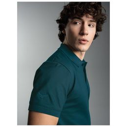 TRIGEMA Poloshirt »Slim Fit Poloshirt aus DELUXE-Piqué«, 1 Stk. saphir XL XL DELUXE-Piqué-Qualität