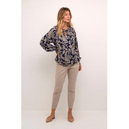 Cream Langarm-Bluse CRLucy Regular fit in Blue Paisley | Gr.: 42