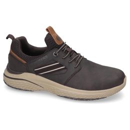 Dockers by Gerli Sneaker, Freizeitschuh, Schn&uuml;rschuh mit weich gepolsterter Innensohle dunkelbraun 42 42 Dockers Lightweight Sneaker mit weich...