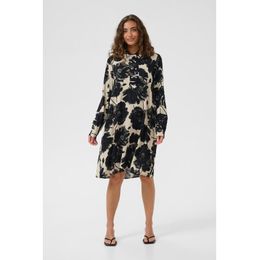 Culture Kleid CUrachel Relaxed fit in Black/Offwhite Flower | Gr.: S