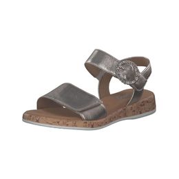 Gabor Comfort Keilsandaletten in puder(silb/S.Kork) | Gr.: 40,5