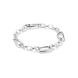 Thomas Sabo Charm-Armband Mit Drei Connect Links in silber | Gr.: 15 cm