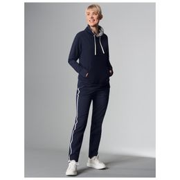 TRIGEMA Jogginganzug »Homewear Set im maritimen Look« 1 Stk. navy M M Leichte Sweat-Qualität