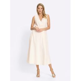 Heine Webkleid in ecru | Gr.: 40