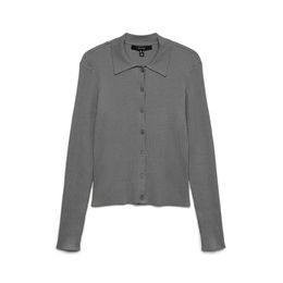 V&eacute;ro Moda Vero Moda Strickjacke in Medium Grey Melange | Gr.: S