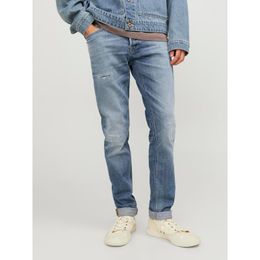 Jack & Jones JACK & JONES Slim-fit-Jeans &raquo;JJIGLENN JJWARD JJ 322 N&laquo; Blue Denim 32 - L&auml;nge 34 L&auml;nge 34 32 Slim-Fit-Jeans mit extra-engem Beinschnitt f&uuml;r eine...